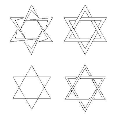 Shapes Adobe Illustrator hexagram hexagon star