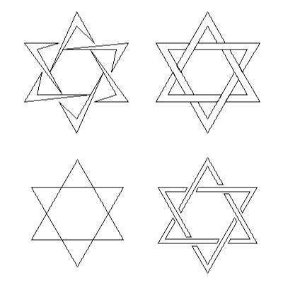 Shapes Adobe Illustrator hexagram hexagon star