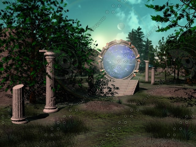 General JPEG tree ruin stargate