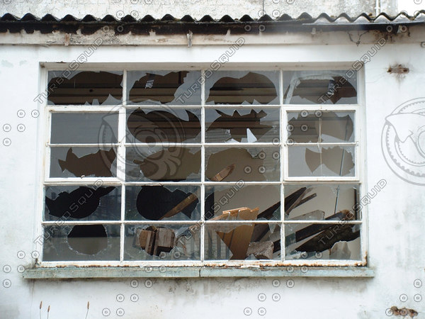 Texture JPEG window smashed broken