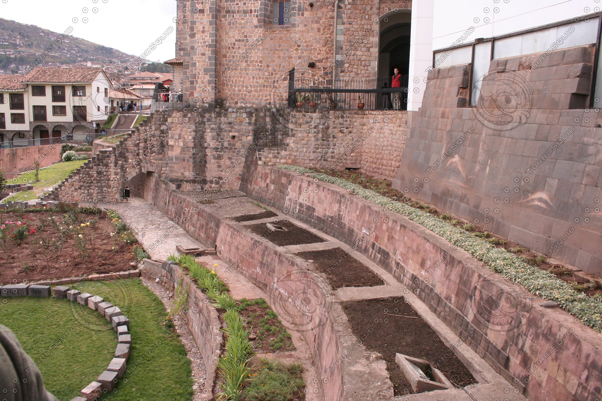 Stock JPEG Inca garden terrace