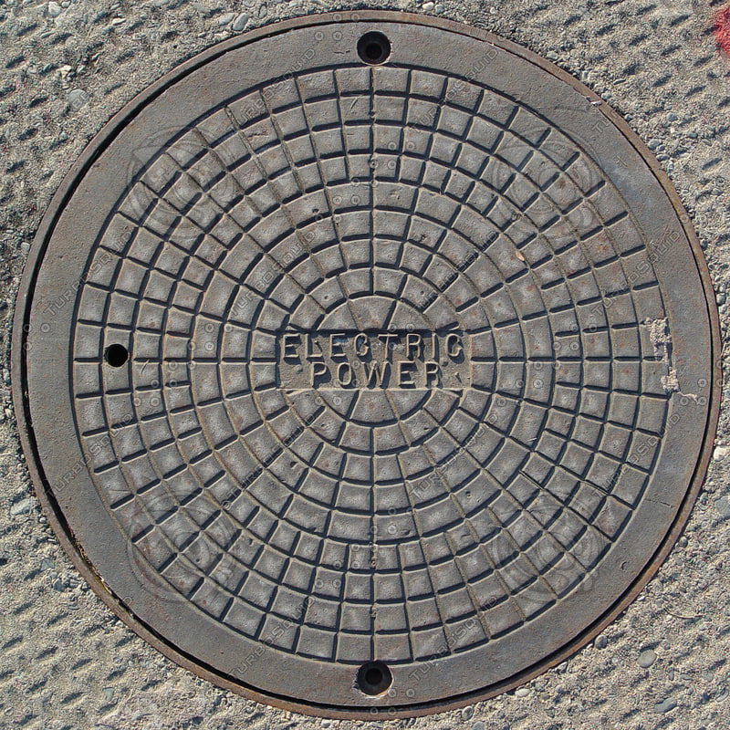 Texture JPEG utility manhole electrical