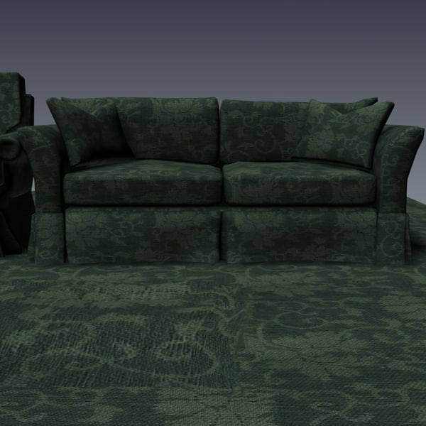 Texture Windows Bitmap scroll cloth green