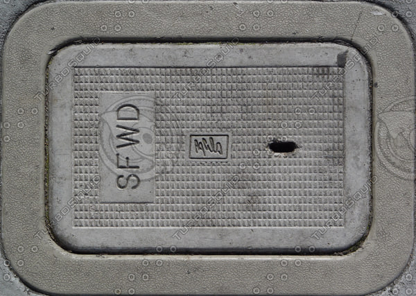 Texture JPEG utility plate sidewalk