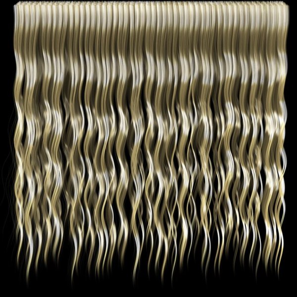 Texture Targa hair collection human