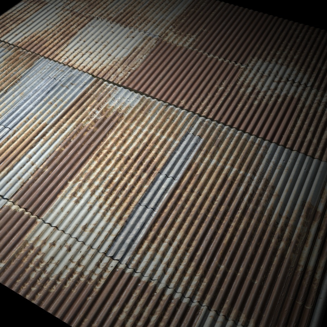 Texture JPEG roof corrugated iron