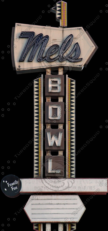 Texture JPEG signs bowling alley