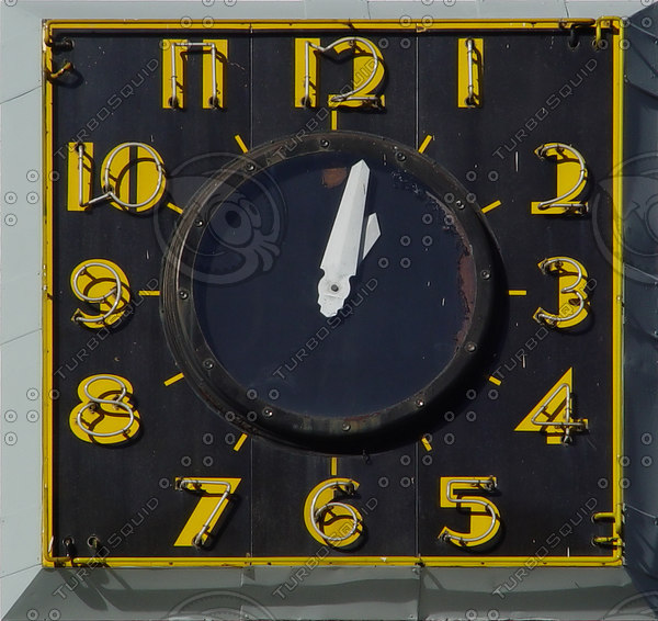 Texture JPEG clock signs tower