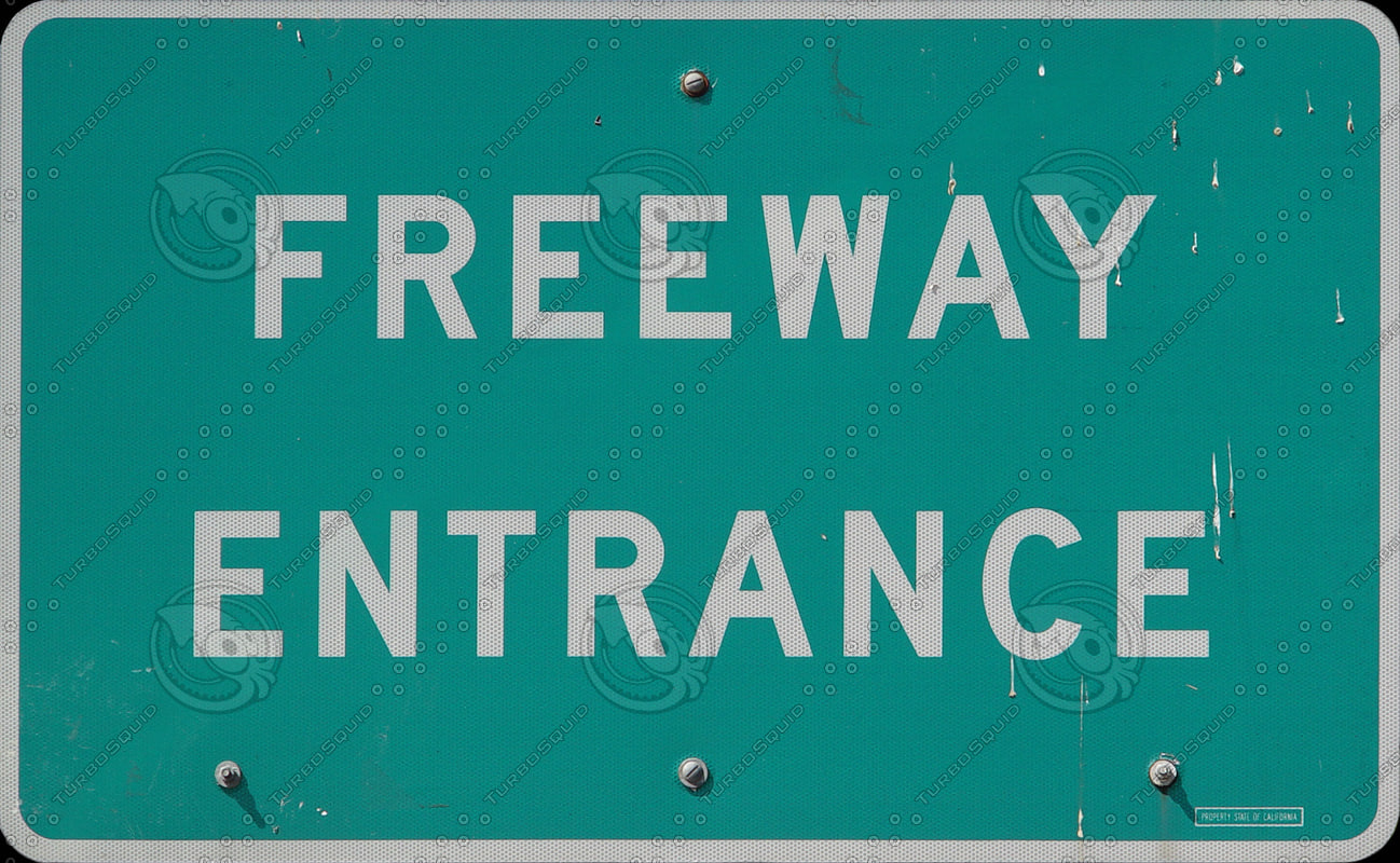 Texture JPEG signs highway freeway