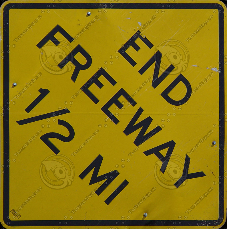 Texture JPEG signs highway freeway