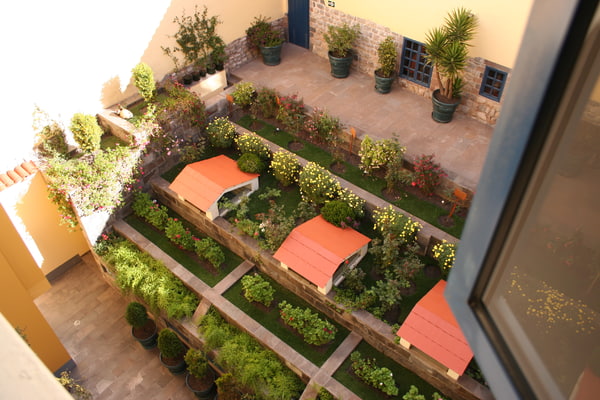 Stock JPEG Cusco Peru garden