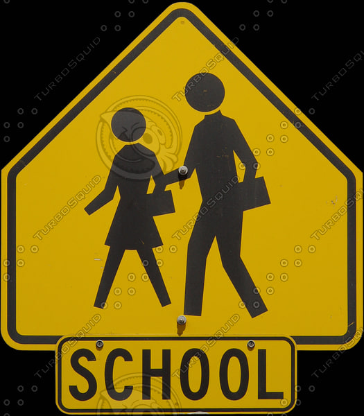 Texture JPEG signs school children