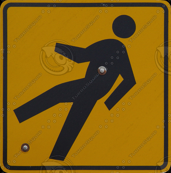 Texture JPEG signs pedestrian crossing