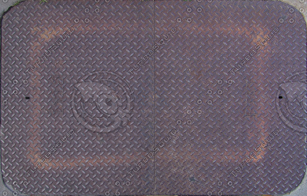 Texture JPEG utility plates sidewalk