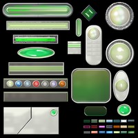 Texture JPEG scifi monitor stylized