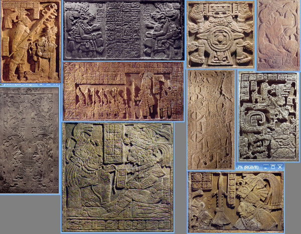 Texture JPEG mesoamerica relief stele