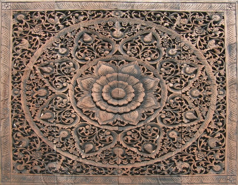 Texture JPEG teak wood panel