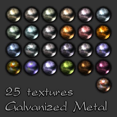 Texture 3ds Max Texture galvanized metal iron