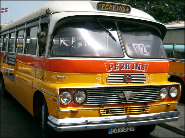 Stock JPEG Vintage Bus Perkins
