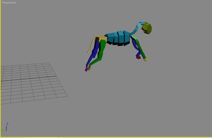 Motion Character Studio Biped Horse Galloping Gallop