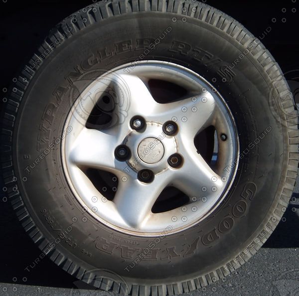 Texture JPEG tire wheel rim