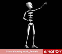 Motion FBX stand look mocap