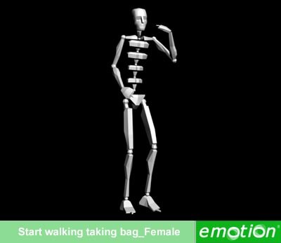 Motion male walk mocap