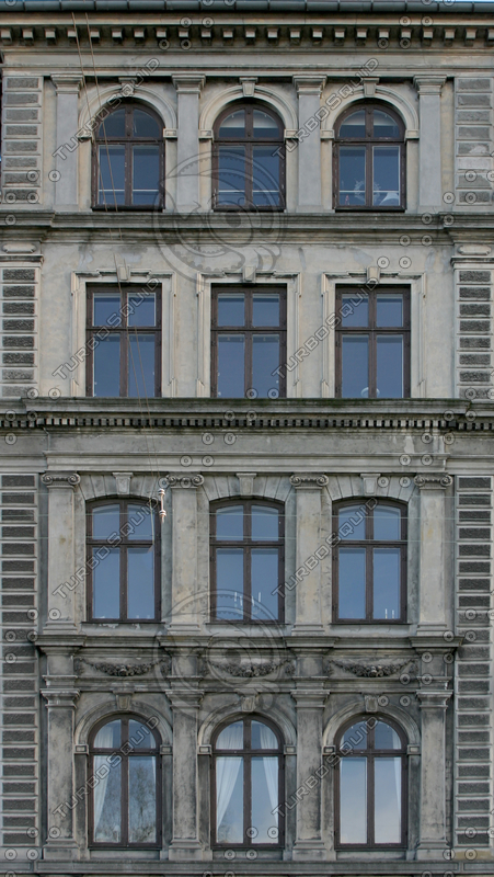 Texture building facade front