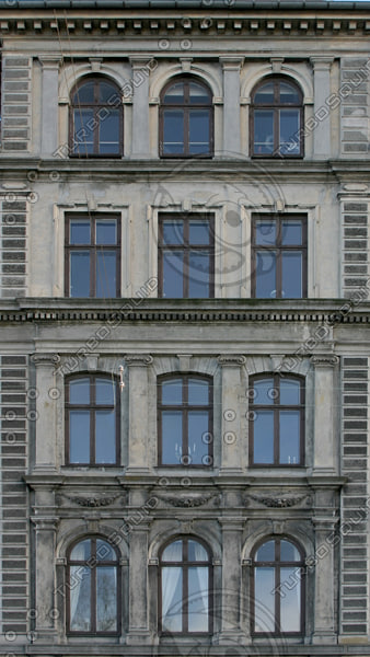Texture building facade front