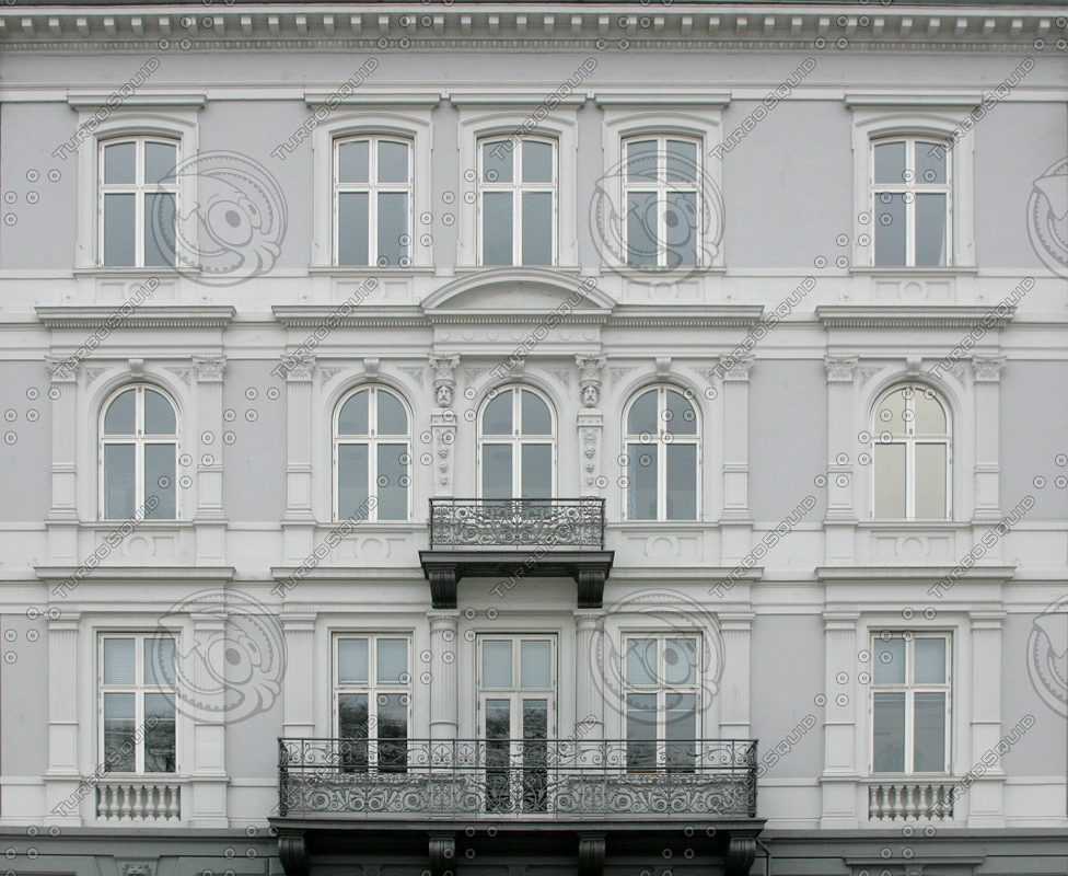 Texture building facade front