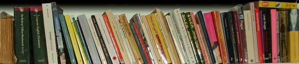 Texture JPEG row of books