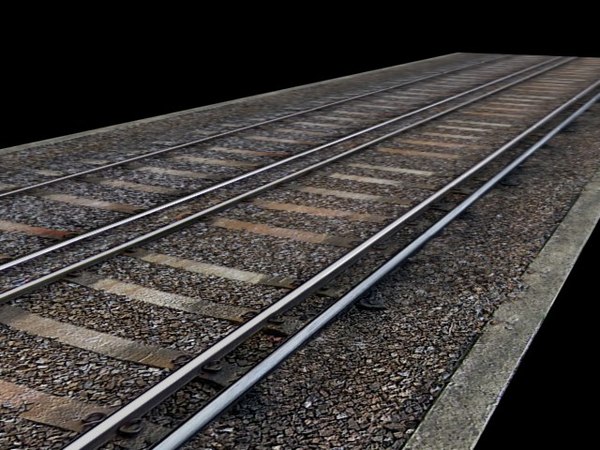 Texture Targa Train Track Rails