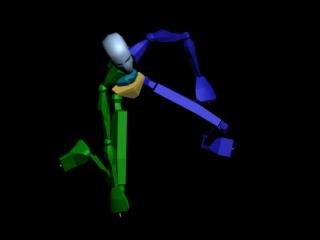 Motion FBX stand look mocap