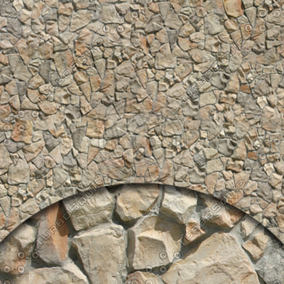 Texture JPEG map stone inlayed