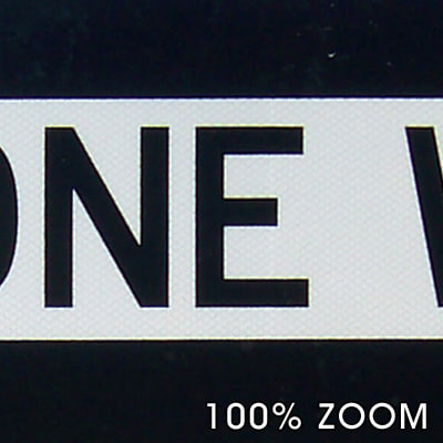 Texture JPEG one way sign