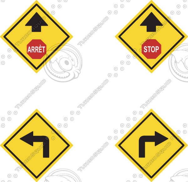 Shapes Adobe Illustrator signs danger traffic