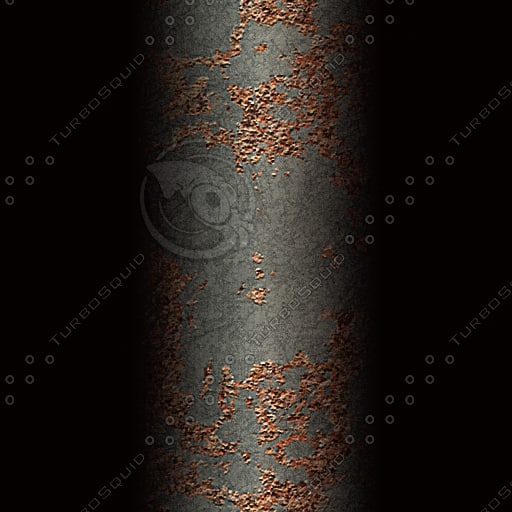 Texture PNG Pipe Rusty Seamless