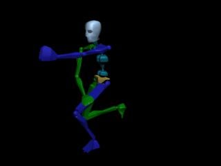 Motion Character Studio Biped common squat capture
