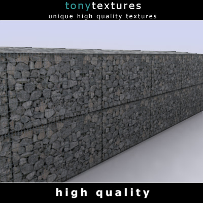 Texture JPEG gabion wall stone