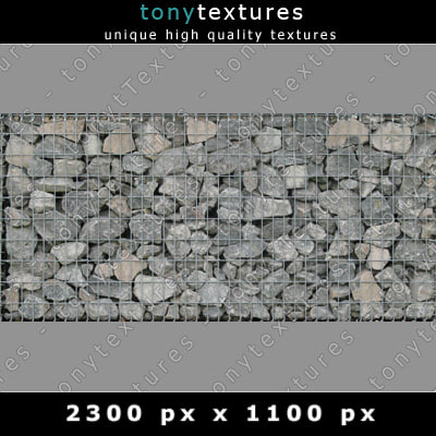 Texture JPEG gabion wall stone