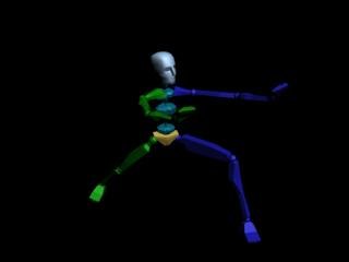 Motion Character Studio Biped kung fu attack