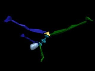 Motion Character Studio Biped Kung Fu Pose