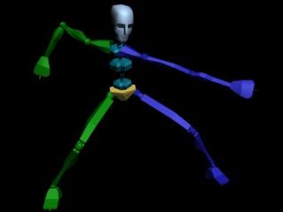 Motion Character Studio Biped Kung Fu Pose