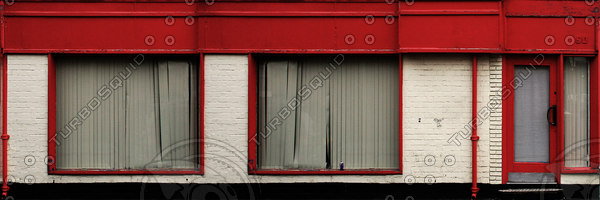 Texture JPEG red shop facade