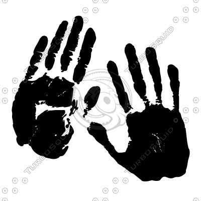 Shapes Adobe Illustrator hand print human