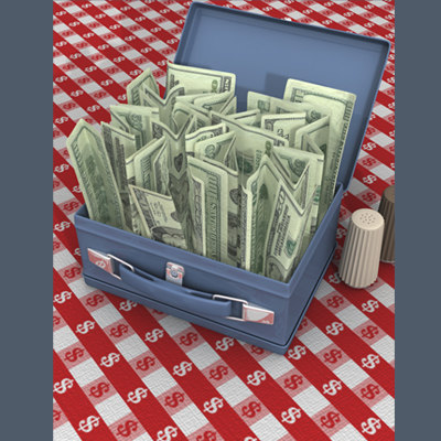 Stock TIFF lunch money salt