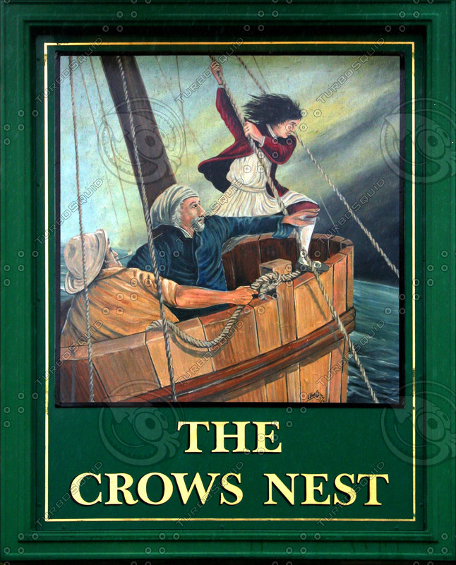 Texture JPEG pub sign crows
