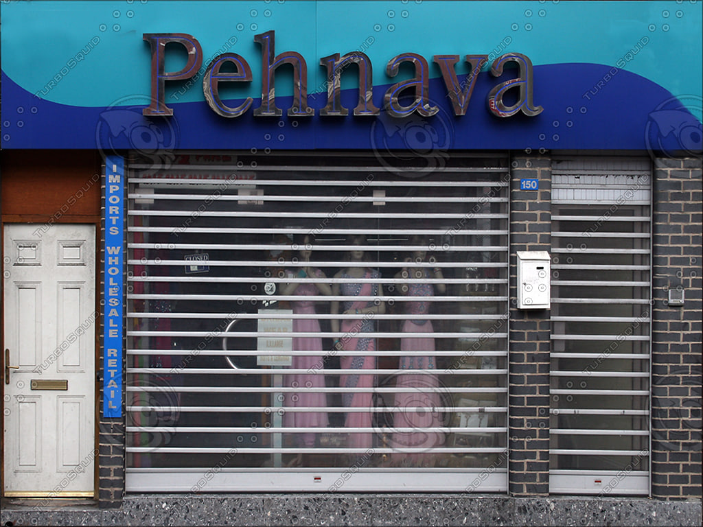 Texture JPEG shop facade front