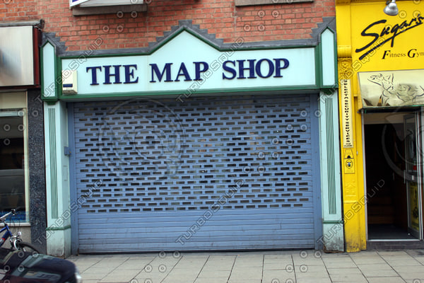 Texture JPEG shop front window