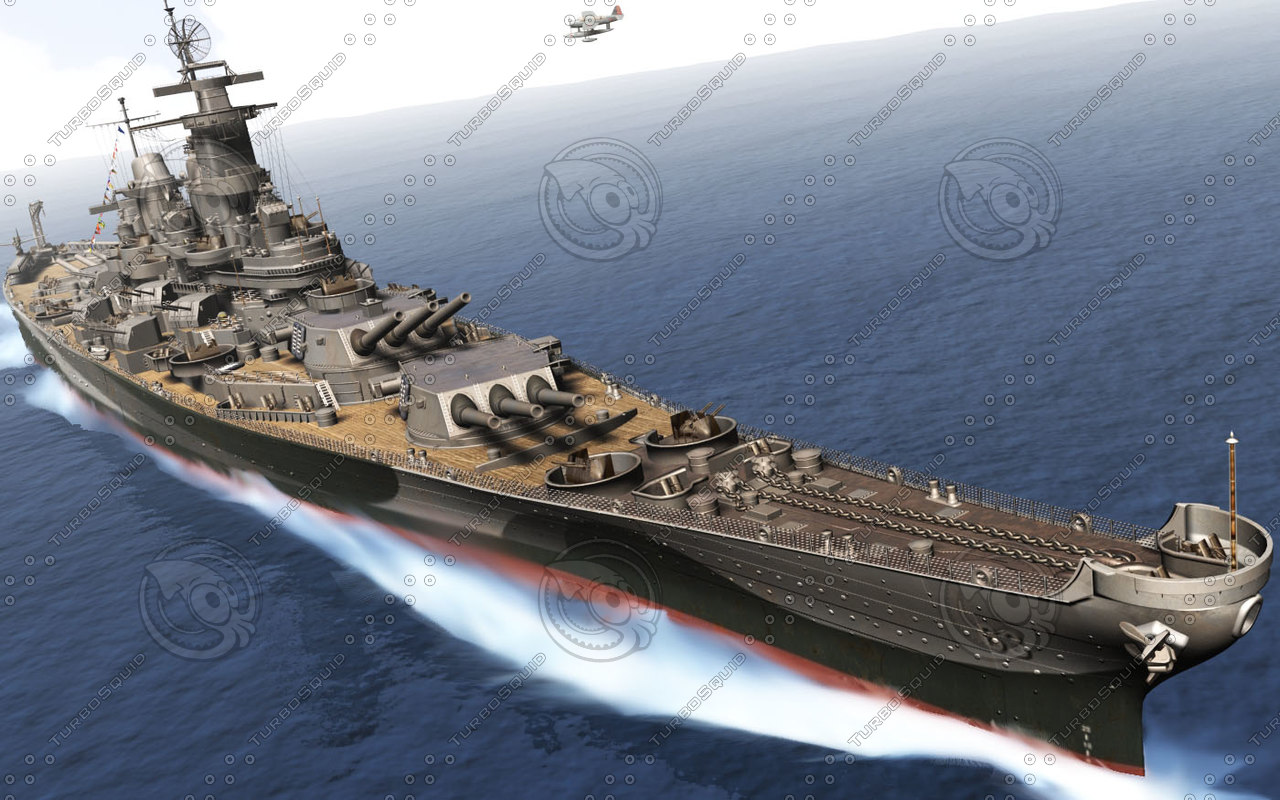 Stock JPEG USS BB 63 ship